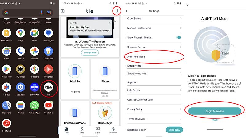 How to use Anti-Theft Mode with Tile trackers | Android Central