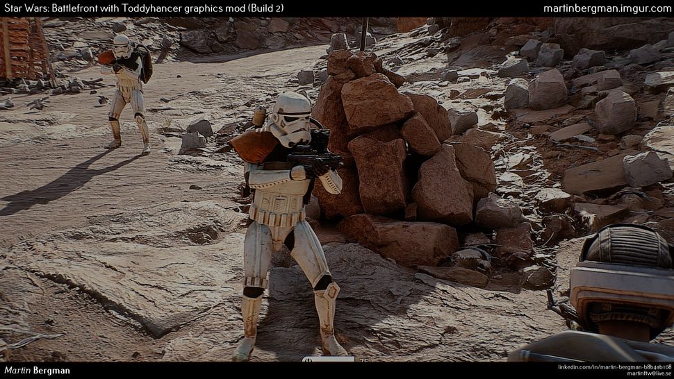 Star Wars Battlefront graphics mod makes the game look like a movie ...