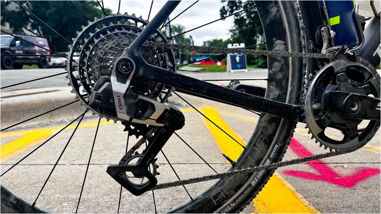 SRAM 13-speed XPLR AXS gravel groupset spotted at Unbound Gravel ...