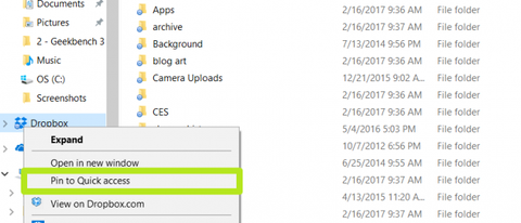 How to Add Dropbox to the Windows 10 File Explorer | Laptop Mag