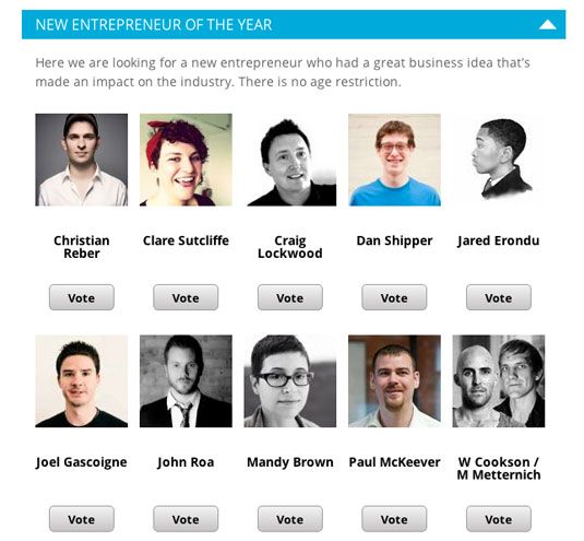 Vote now in web design's biggest awards! | Creative Bloq