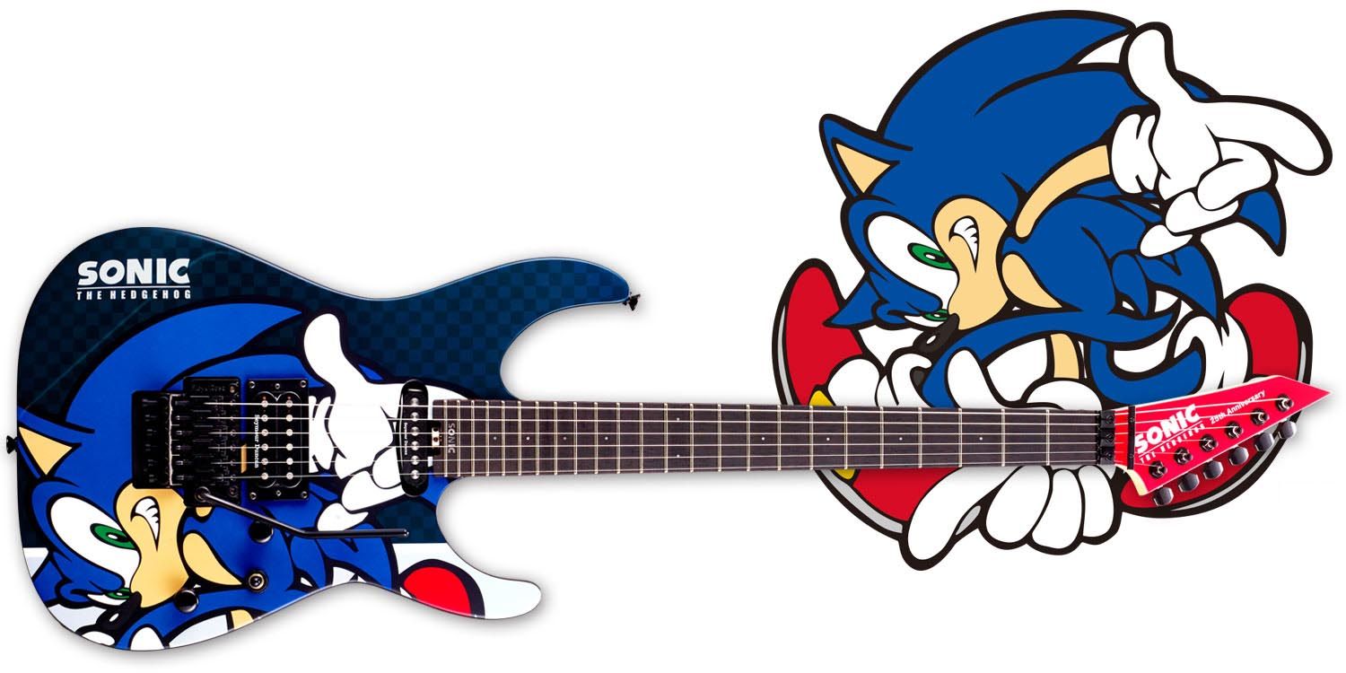 ESP Japan unveils fastest guitars yet with Sonic The Hedgehog 25th ...