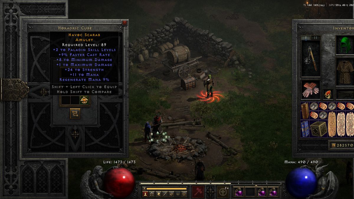 Diablo 2: Resurrected Horadric Cube recipe and crafting guide | Windows ...