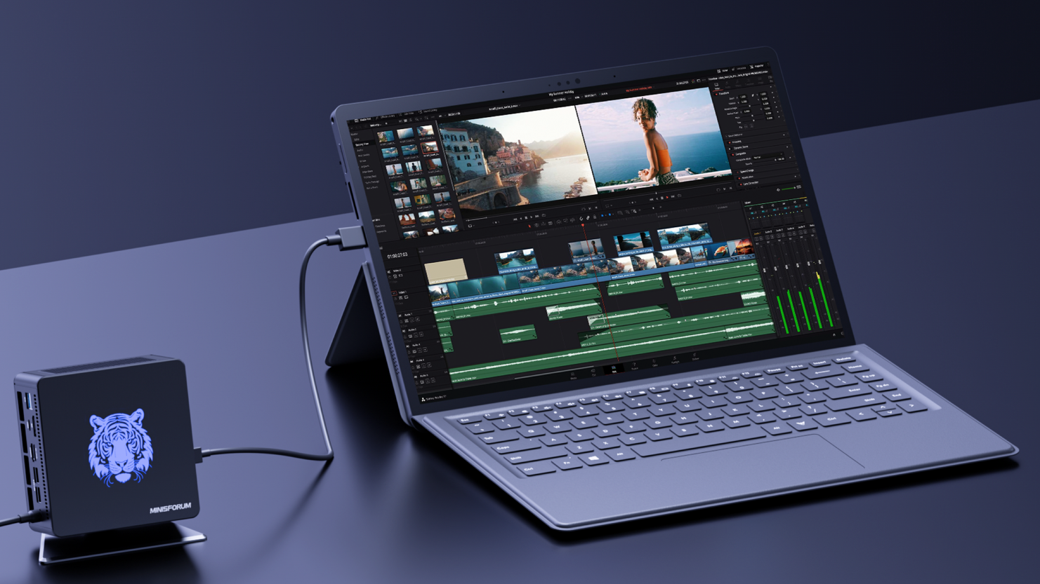 Minisforum V3 tablet arrives — the world's first AMD Ryzen 7 8840U ...