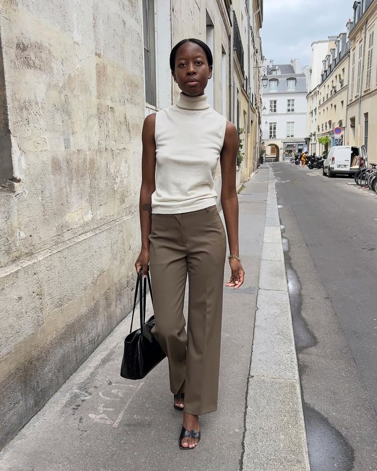 9 Brown-Pants Outfits That Look Richer Than Black or White | Who What Wear