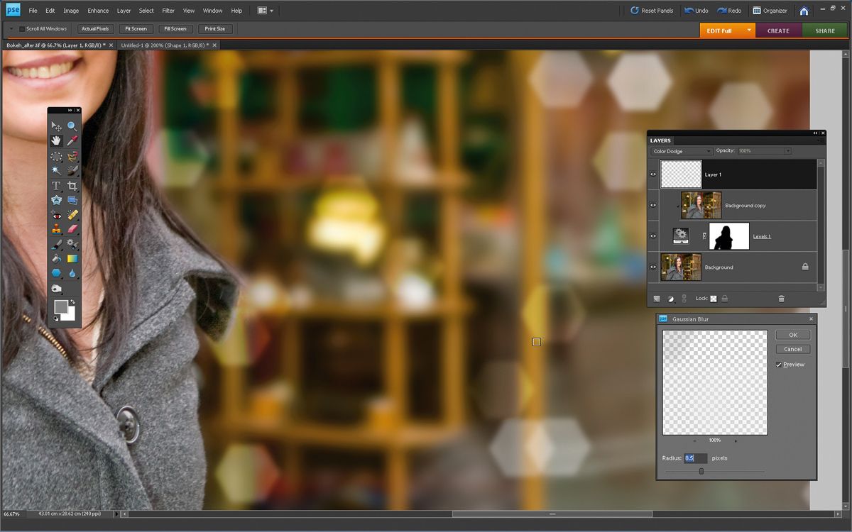 Give a portrait a soft-focus background | Creative Bloq