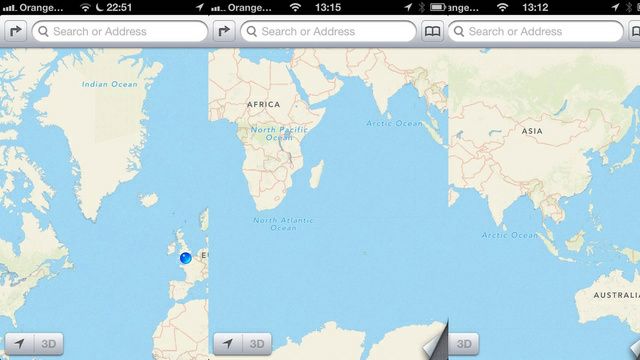 One More Thing: iOS Maps turns out to be geographically challenged ...