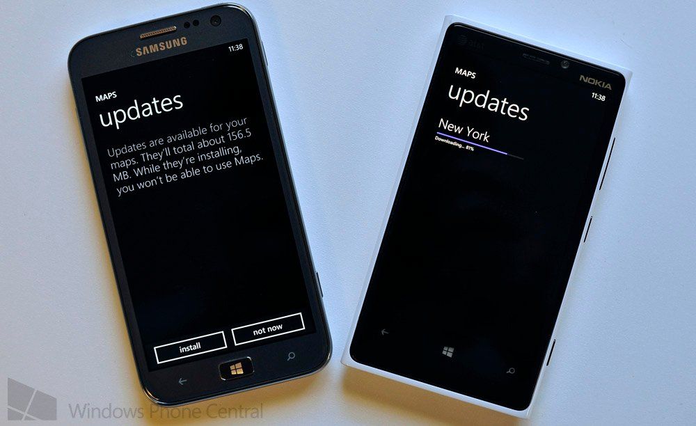 Update for offline Map data for all Windows Phone 8 devices now going ...