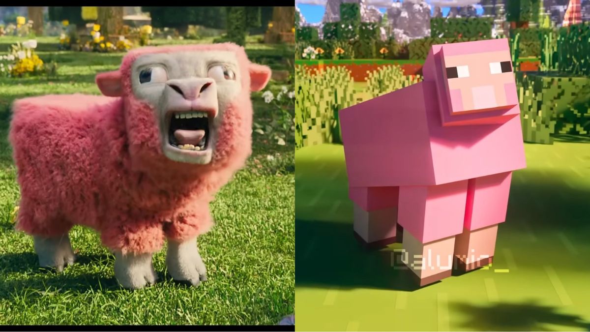Someone has reimagined the 'cursed' Minecraft movie trailer as fully ...
