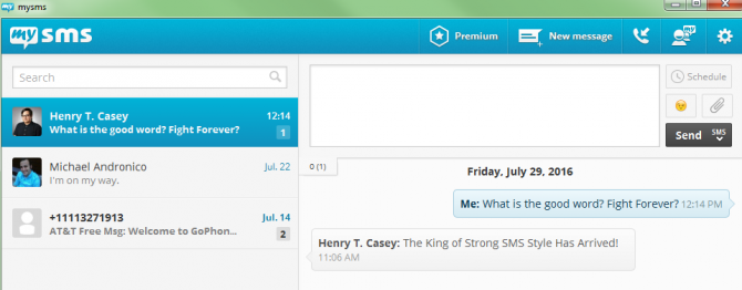 How to Send SMS Messages on a PC with Mysms | Laptop Mag