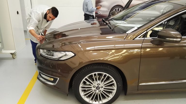 How Ford uses feather dusters to paint your car | T3