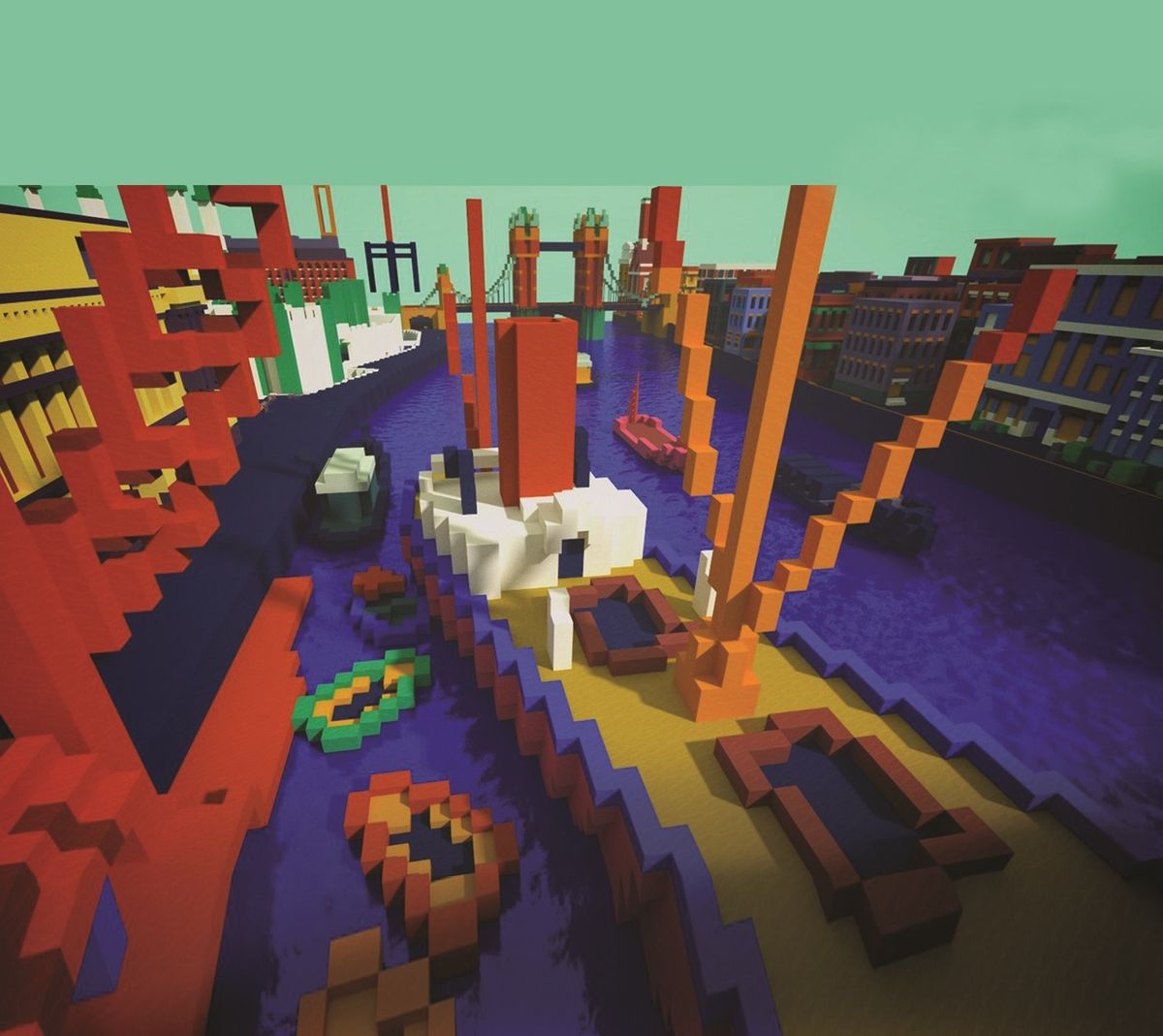 Minecraft Build of the Month... Cubist Landscapes | GamesRadar+