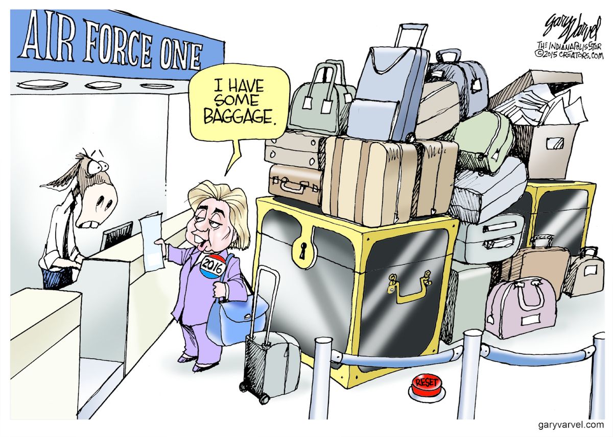 Political cartoon U.S. Hillary Clinton | The Week
