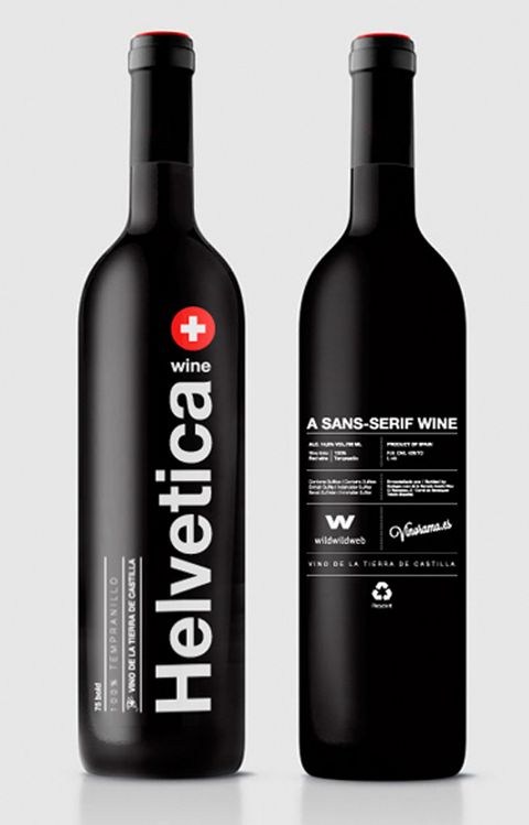 Typography lovers will adore this delightful wine | Creative Bloq