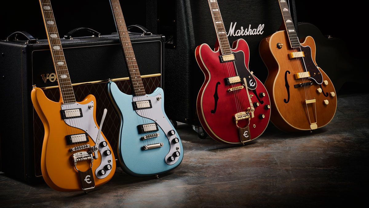 Epiphone 150th Anniversary Zephyr Deluxe Regent, Sheraton, Crestwood ...