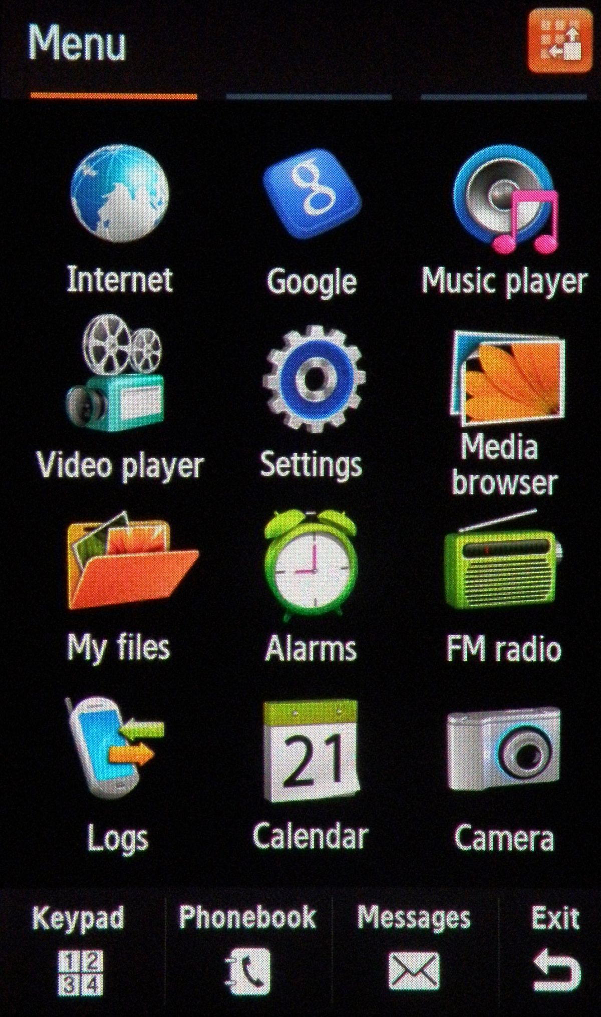 Samsung Pixon 12 M8910: Interface - Samsung Pixon 12 review - Page 2 ...
