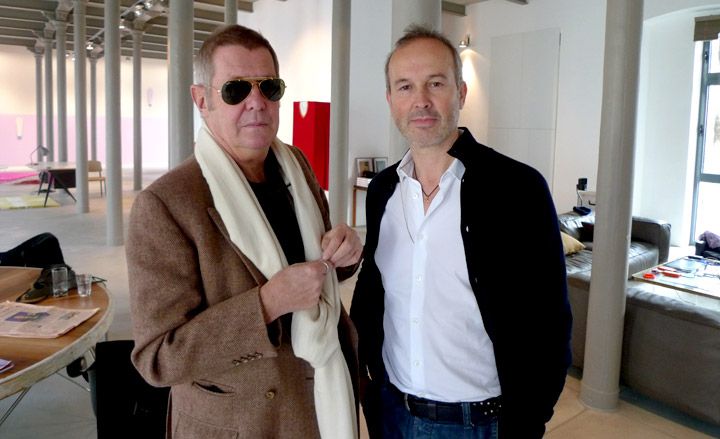 Behind the scenes of the Erwin Wurm shoot