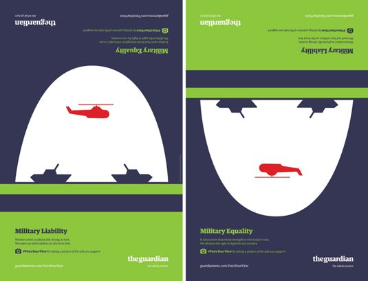 Newspaper's flipping brilliant print ads | Creative Bloq