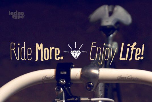 Font of the day: Ride my Bike | Creative Bloq