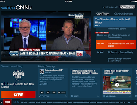 Upfronts 2014: CNN Introduces New Interactive Product | Next TV