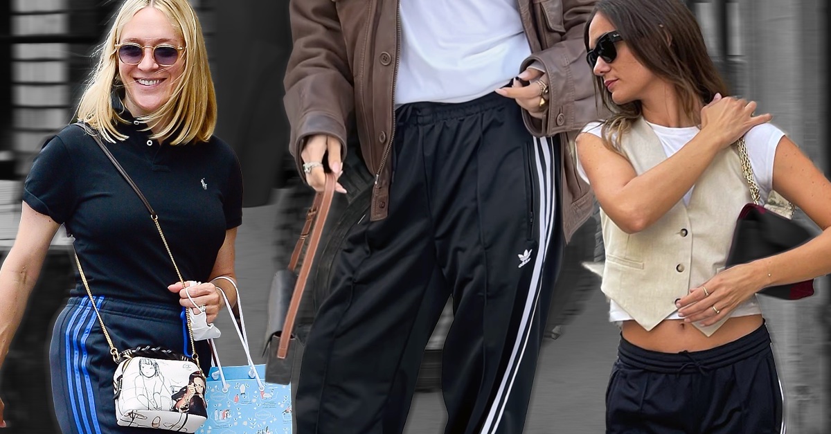 8 Inspiring Outfit Ideas Featuring Adidas Track Pants and Ballet Flats ...