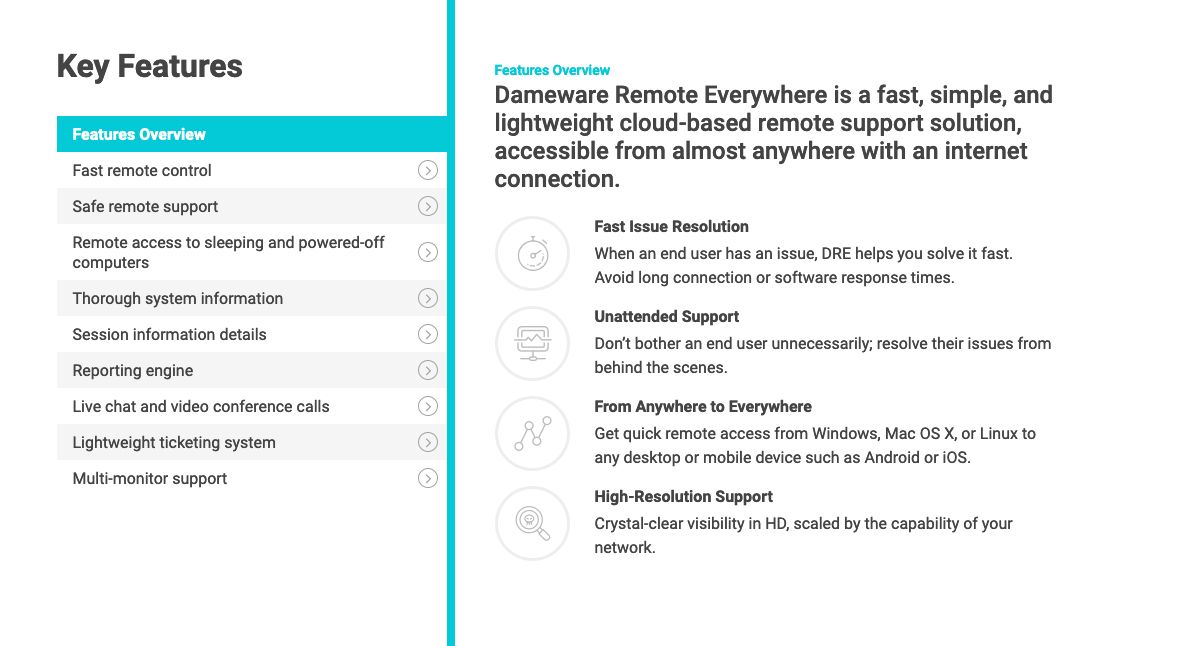 Dameware review: Impressive features but disappointing performance ...