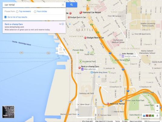 Clean, full-screen Google Maps redesign 'leaked' | Creative Bloq