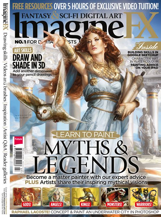 Learn to paint myths and legends with the new ImagineFX | Creative Bloq