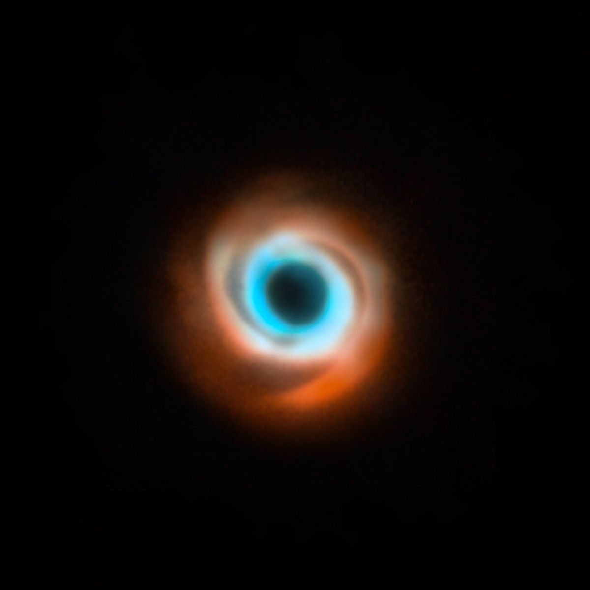 What are these strange swirls around an infant star? 'We may be ...