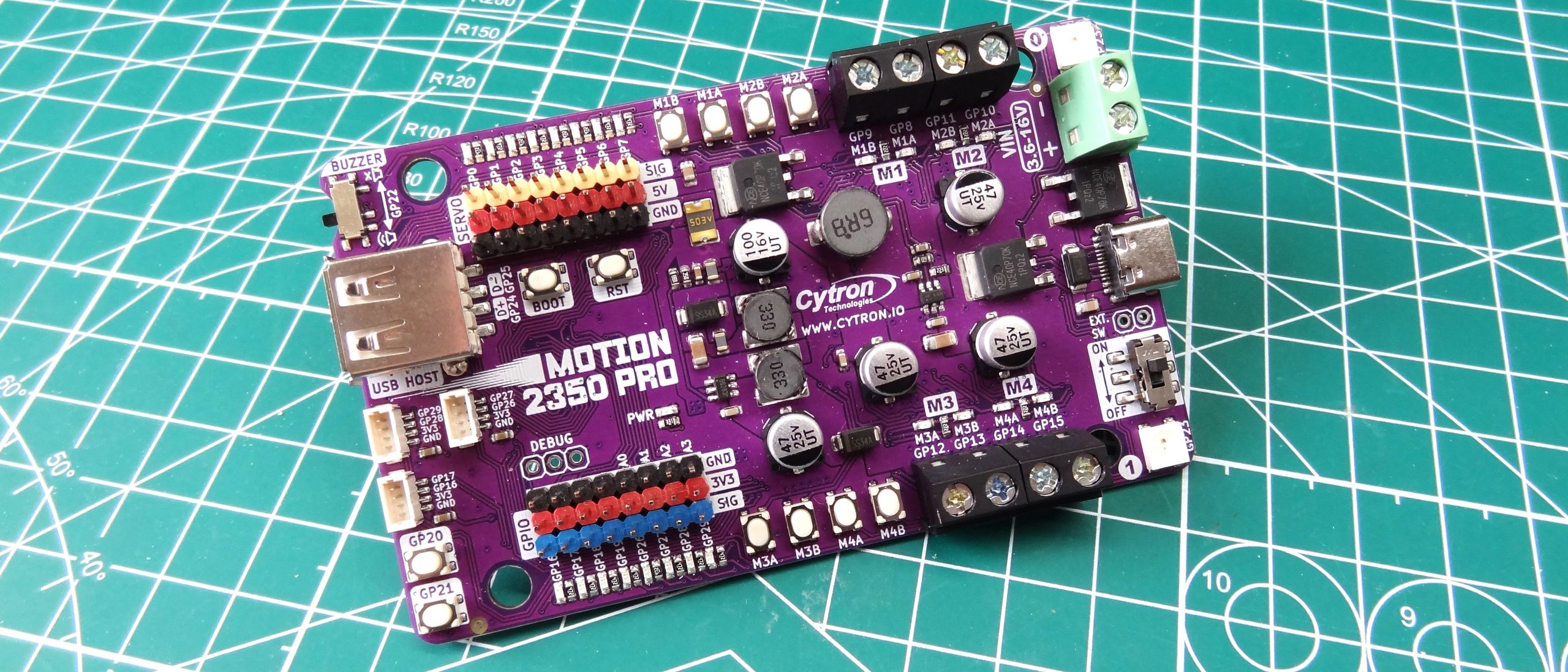 Cytron Motion 2350 Pro Review: The RP2350 Robot Platform | Tom's Hardware