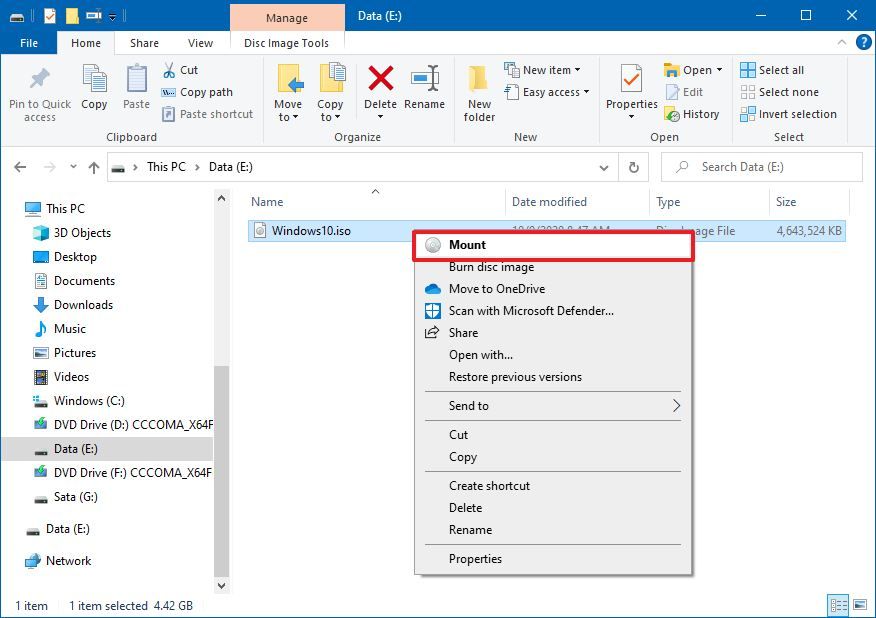 How to mount ISO images on Windows 10 | Windows Central
