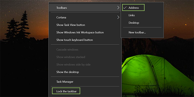 How to Add a URL field to Your Windows 10 Taskbar | Laptop Mag