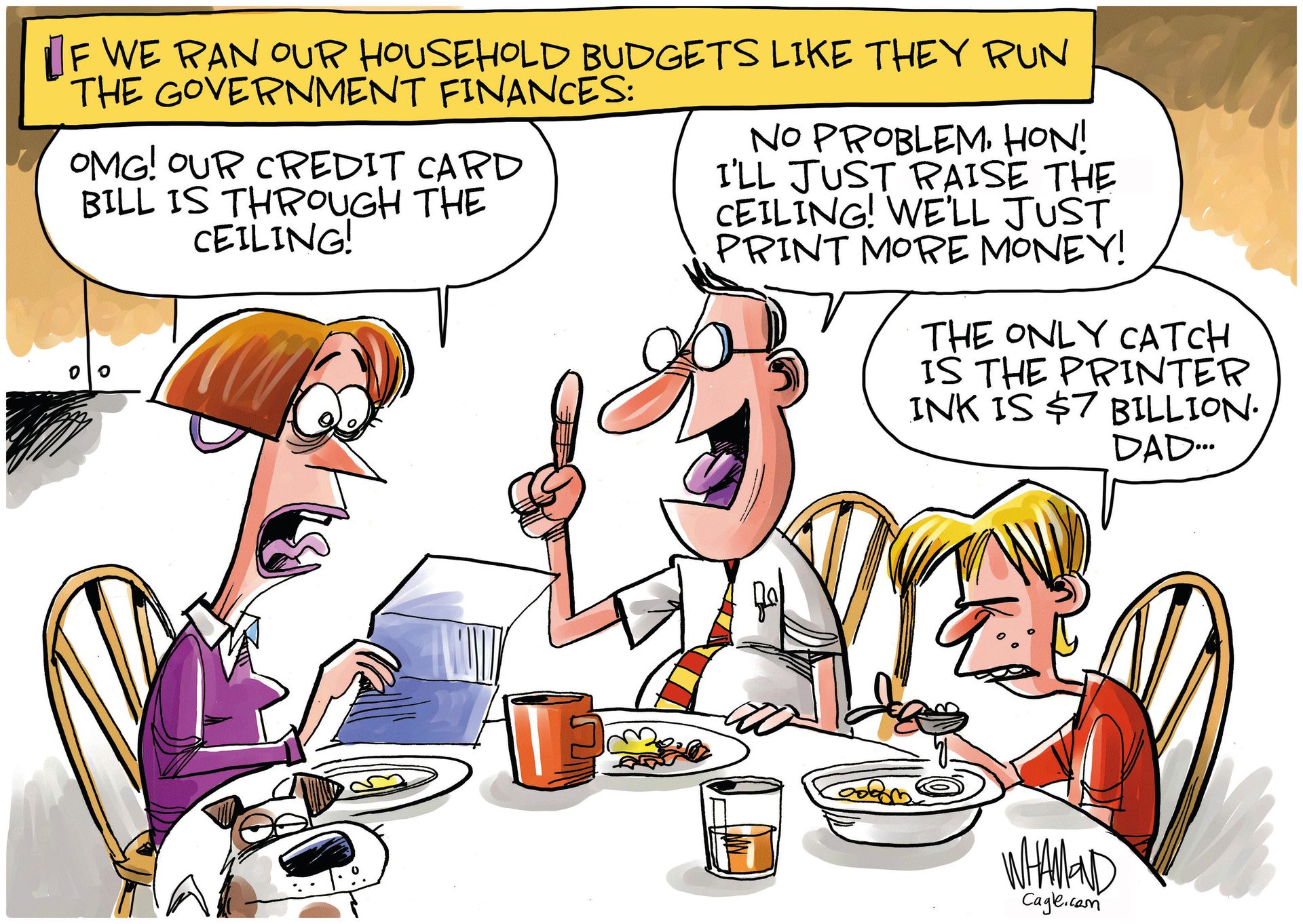 7 bitter cartoons about the debt ceiling | The Week