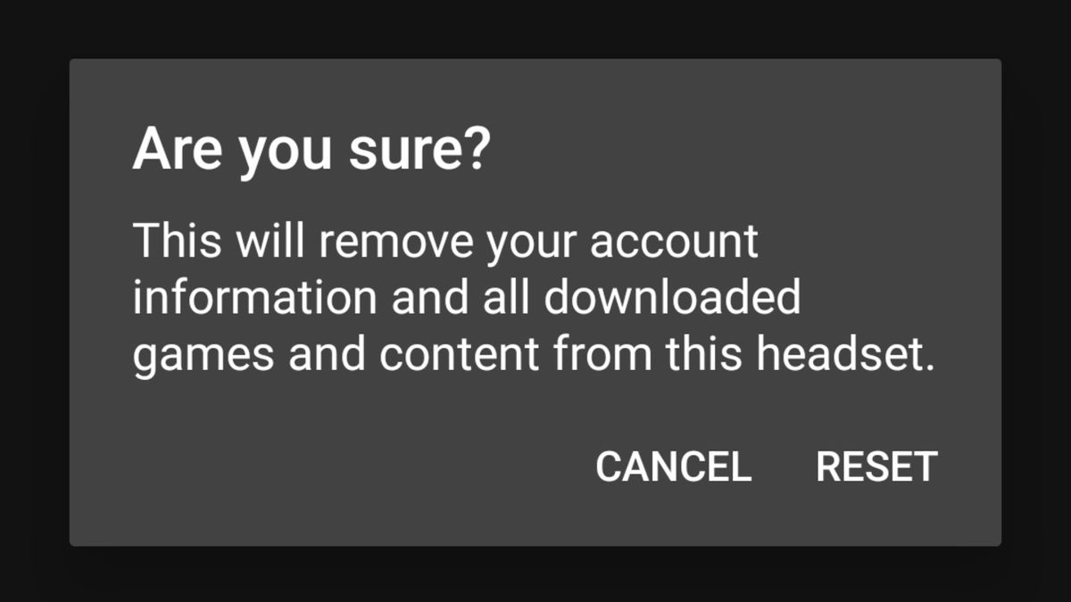 How to factory reset your Oculus Quest 2 | TechRadar