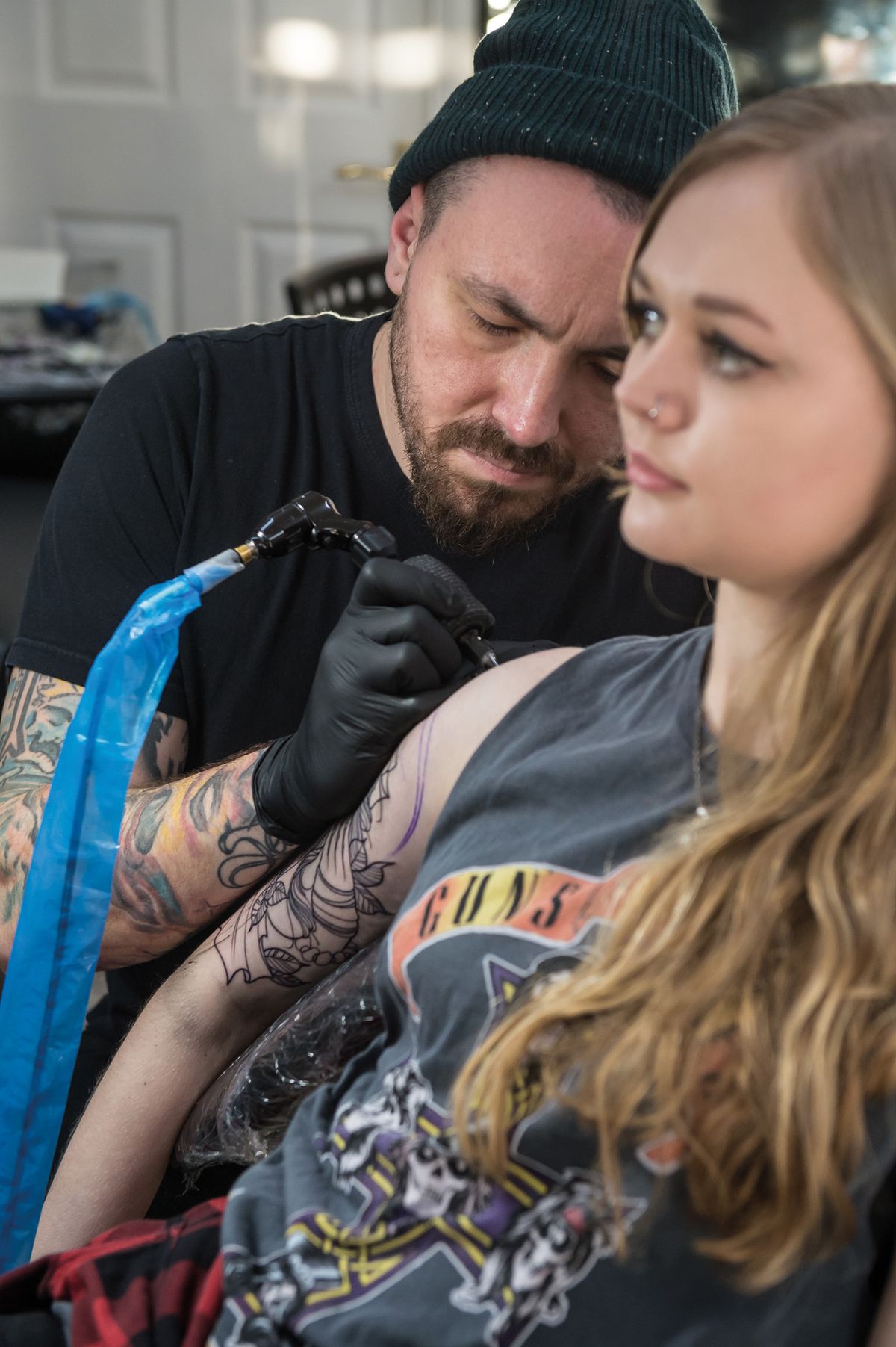 Stoneghost frontman Jason James Smith takes us inside his tattoo studio ...