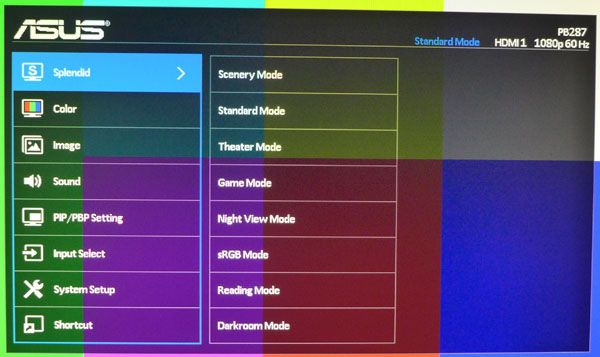Asus PB287Q Monitor: Setup and Calibration Walk-Through