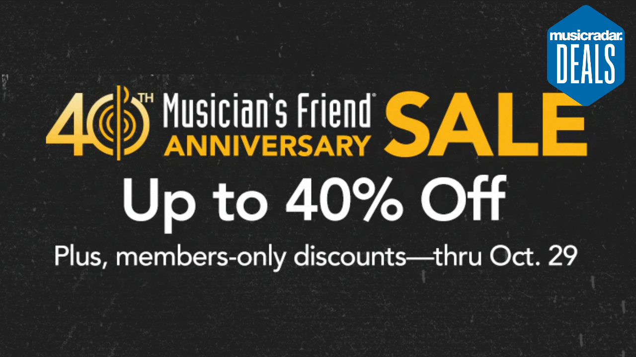Musician's Friend celebrates in style with up to 40% off big-name ...