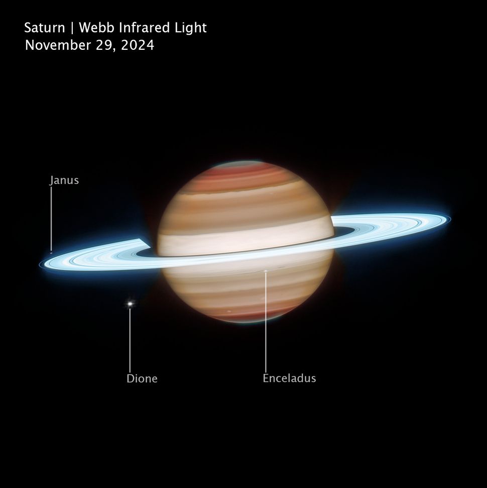 Incredible new NASA images reveal Saturn in a new light — and it's all ...
