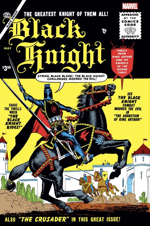 Black Knight AKA Dane Whitman - the Marvel Comics history of Kit ...