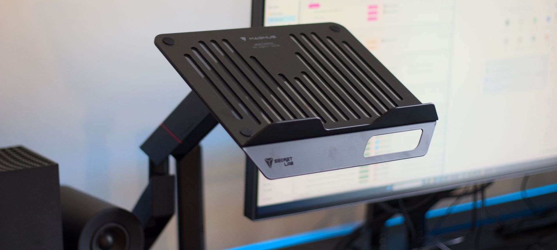 Secretlab's monitor arm and laptop mount combo is a game-changer for ...