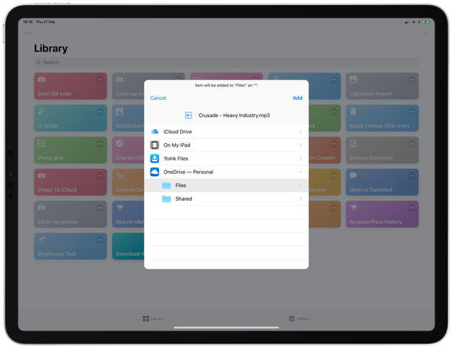 How to download files directly to OneDrive on iPhone and iPad | Windows ...
