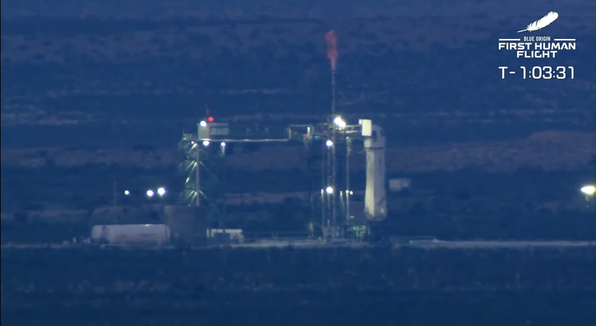 In photos: Blue Origin's 1st New Shepard passenger launch with Jeff ...