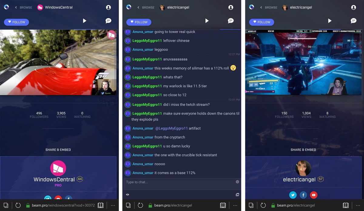 What's it like to use Beam on Windows 10 Mobile? | Windows Central
