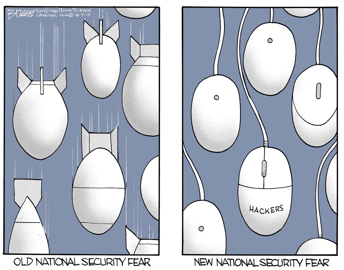 Editorial cartoon U.S. Cybersecurity | The Week