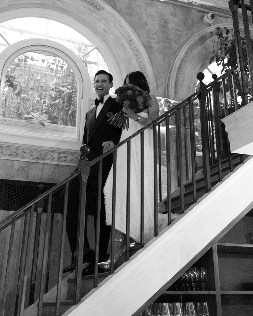 Who What Wear Weddings: Latifa El Shafei and Armand van Hien's London ...