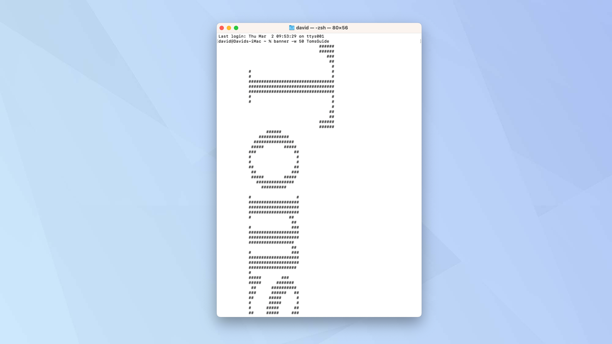 18 macOS Terminal commands to turn you into a Mac power user | Tom's Guide