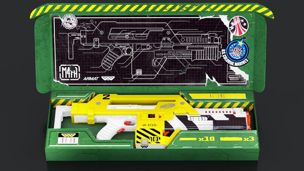 New Nerf Aliens M41-A Pulse Blaster means it's game over, man (for your ...