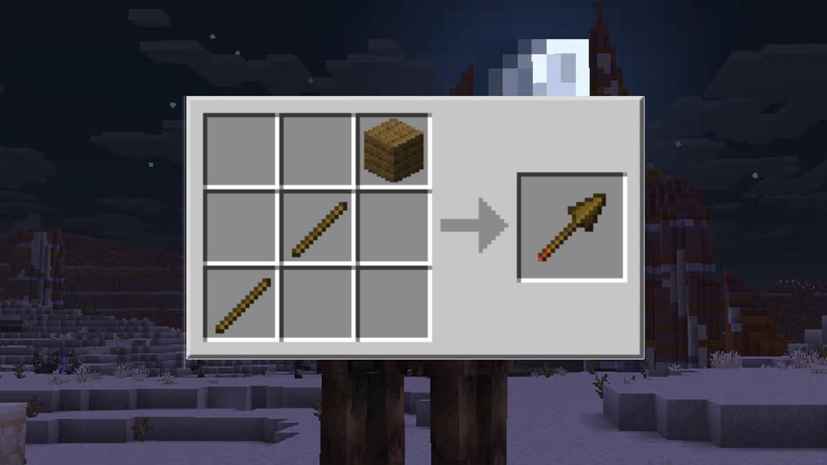How to craft a spear in Minecraft | PC Gamer