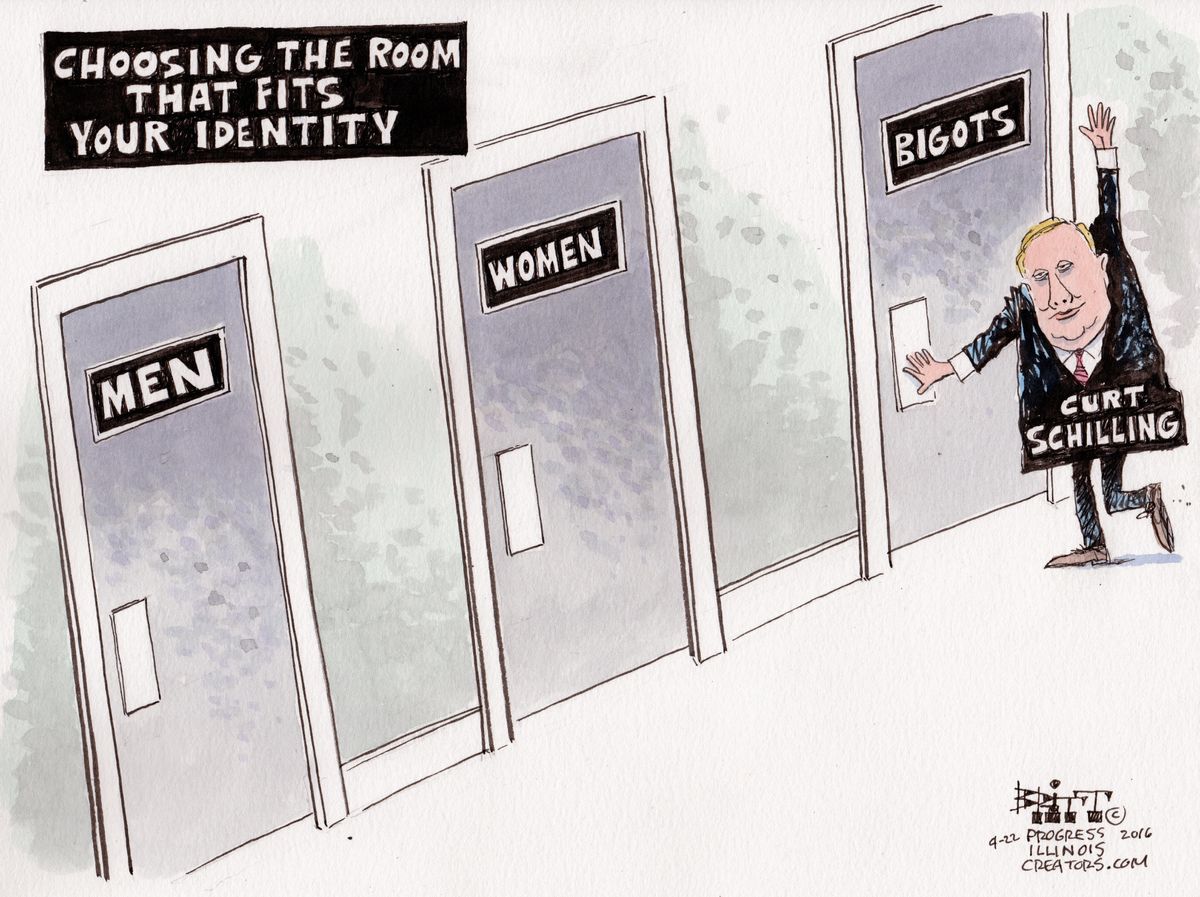 Editorial Cartoon U.S. Curt Schilling | The Week