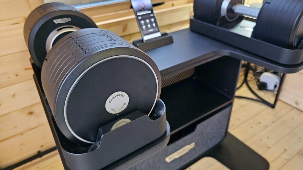 Technogym Connected Dumbbells review: Sleek AI fitness for your home ...